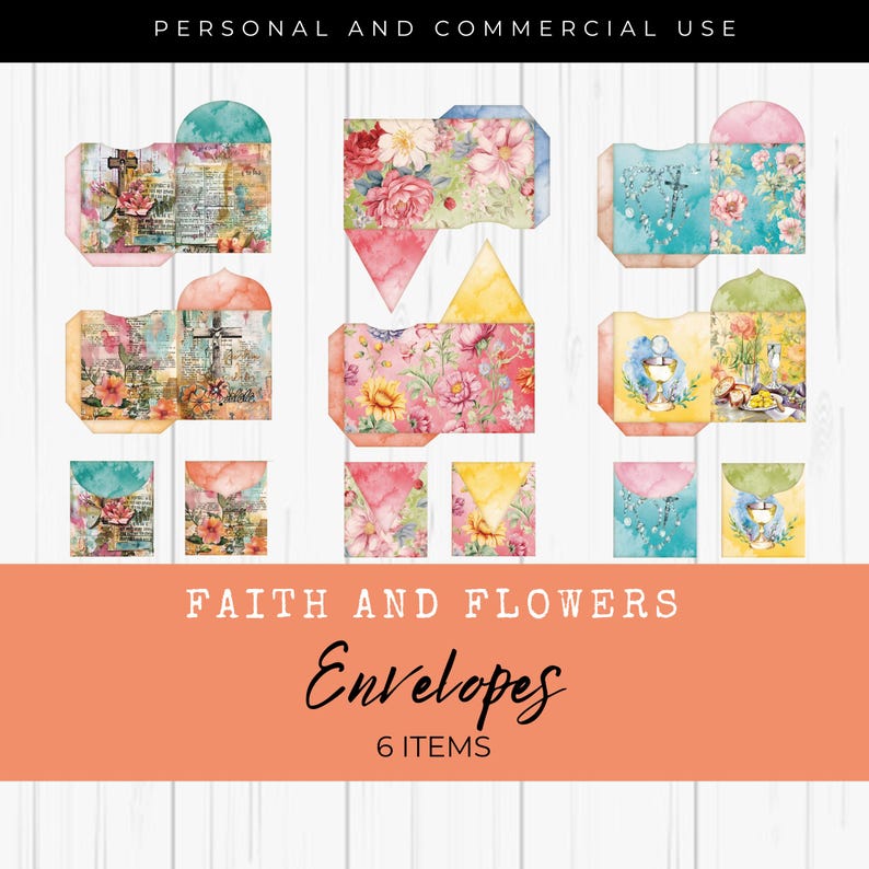 Faith Junk Journal Kit, Prayer Journal, Christian, Junk Journal, Papers ...