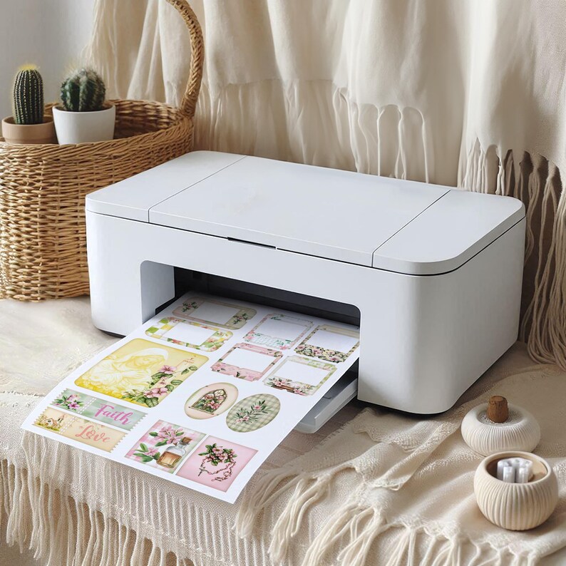 Faith Junk Journal Ephemera Cards, Prayer, Devotional, Religious ...