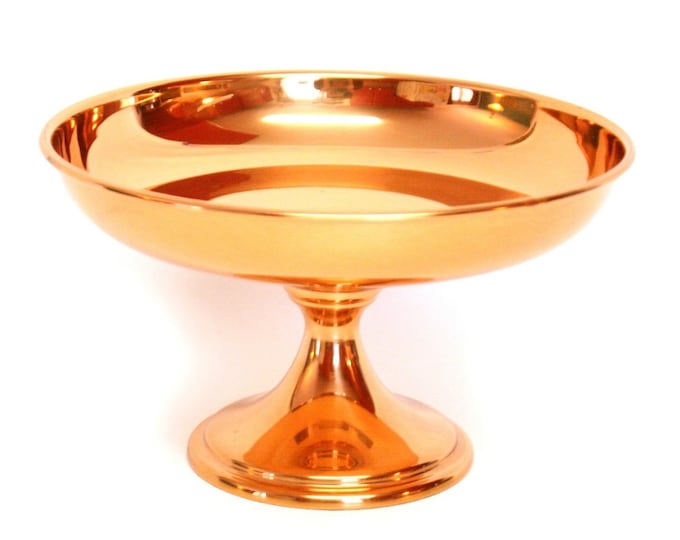 Vintage Copper Footed Pedestal Bowl by Coppercraft Guild - Etsy