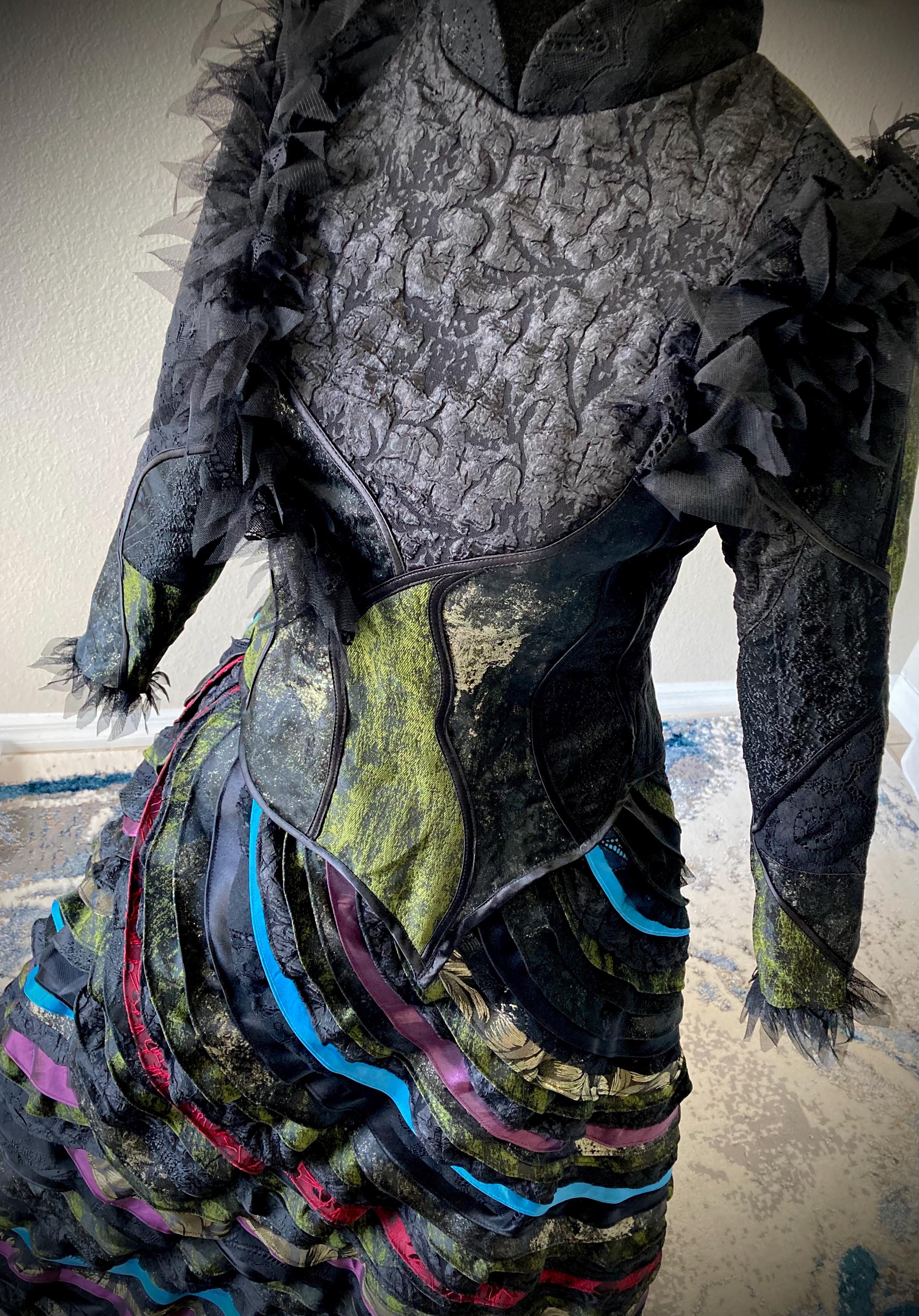 Broadway Wicked Elphaba Inspired Adult Gown Cosplay - Etsy