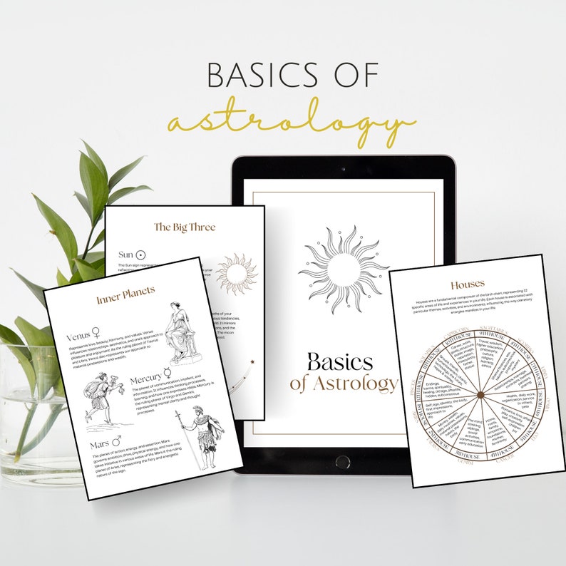 Custom Natal Chart Art Prints, Custom Astrology Reading Journal, Vedic ...
