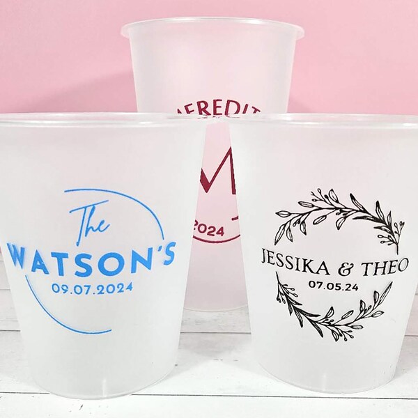 Large Custom Plastic Cups - Etsy