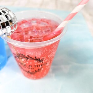 Custom Wedding Reception Bar Frosted Cups, Personalized Shatterproof ...