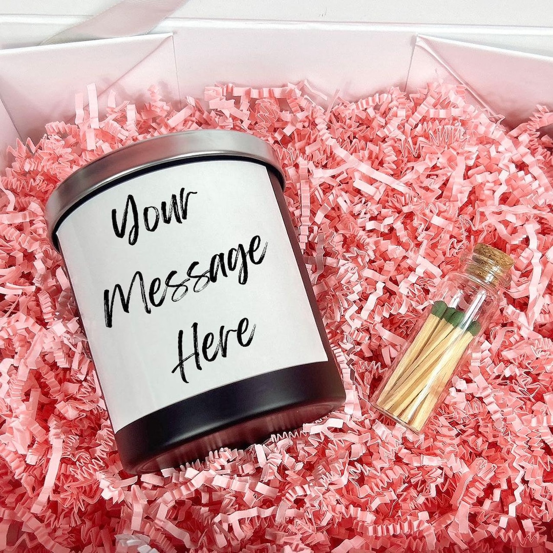 Custom Soy Candles, Personalized Candles, Custom Scented Candles ...