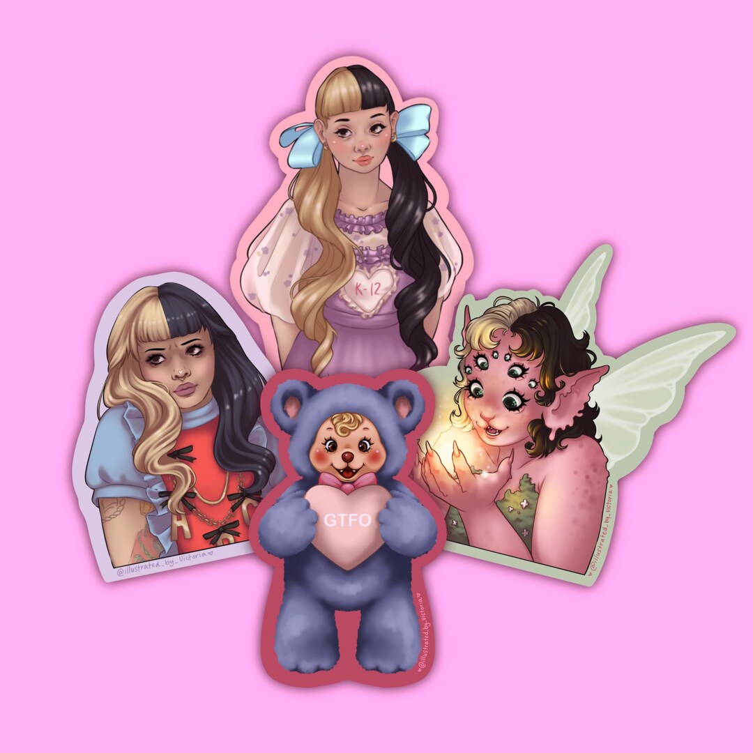 Melanie Martinez Sticker Bundle - Trilogy Tour - Water Resistant ...