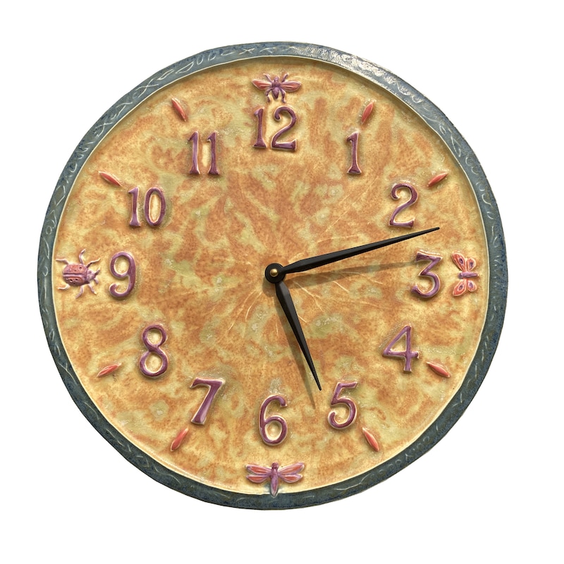 Clock With Wings - Etsy