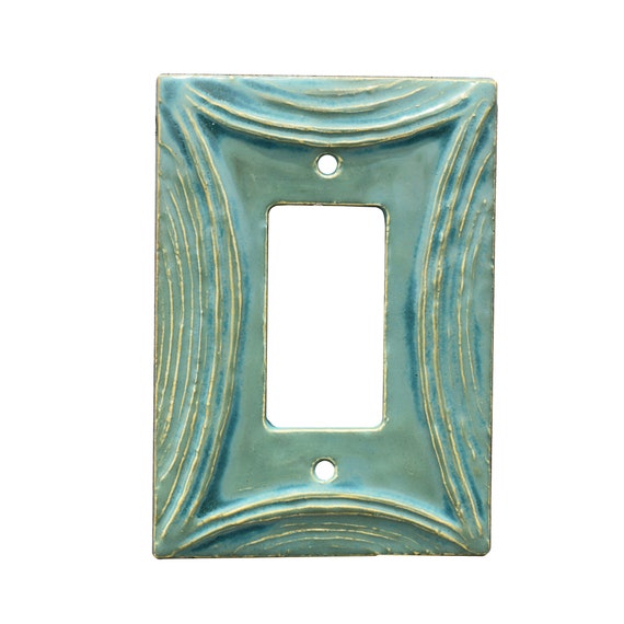 Curvy Rectangle Ceramic Light Switch Cover GFI Outlet Plate - Etsy