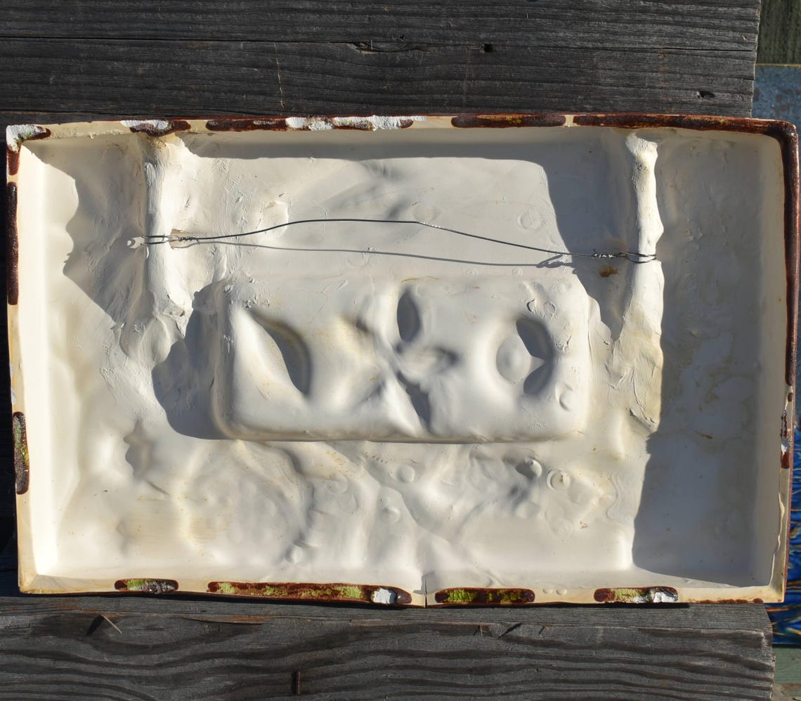 IN STOCK: Seed Pods Ceramic Art Wall Sculpture Tile in Lime Drops Glaze ...