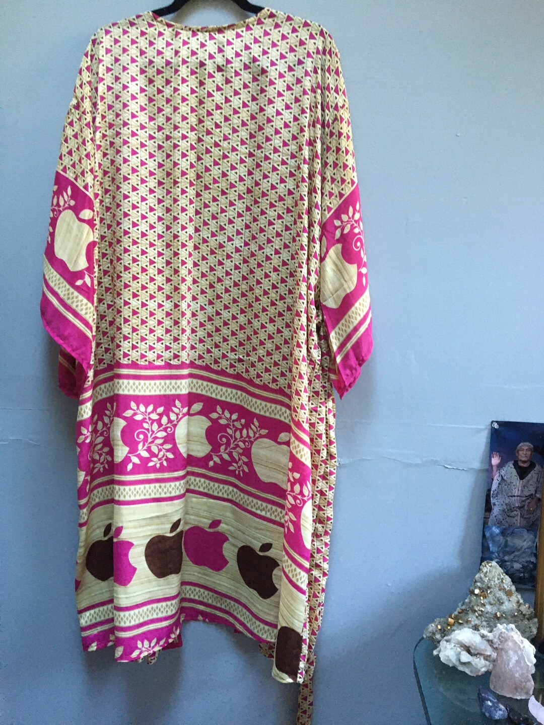 DISCOUNT for Small Tear - Silk Robe - Duster Jacket - Upcycled Sari ...