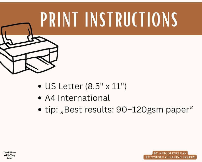 Bathroom – Sink Quick Clean Mini Pack, ADHD Cleaning Printable, Simple ...