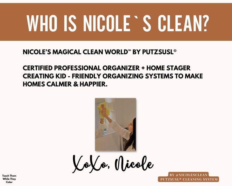 Bathroom – Sink Quick Clean Mini Pack, ADHD Cleaning Printable, Simple ...