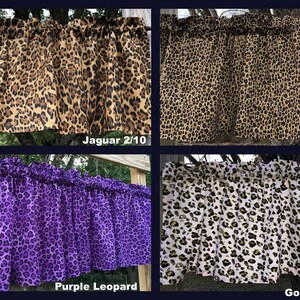 Leopard Jaguar Cheetah Valance African Jungle Cat Animal Wildlife ...
