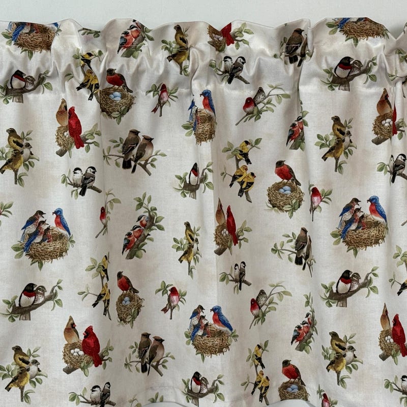 Bird Valance - Etsy