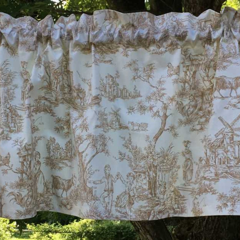 Toile Valance - Etsy