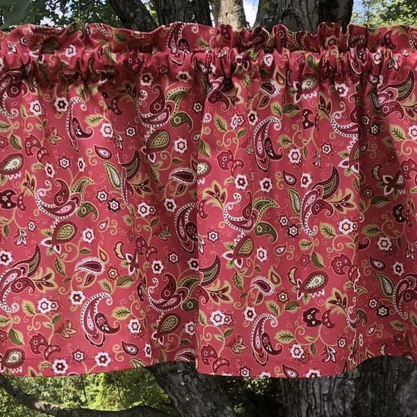 Paisley Valance - Etsy
