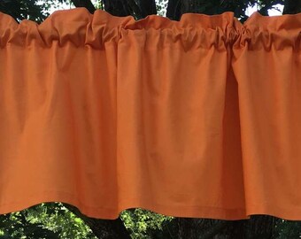 Orange Valance - Etsy