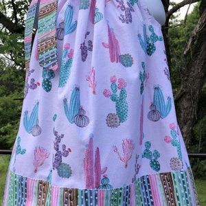 Southwestern Cactus Dress Western Sweetheart Desert Sundress Cacti ...