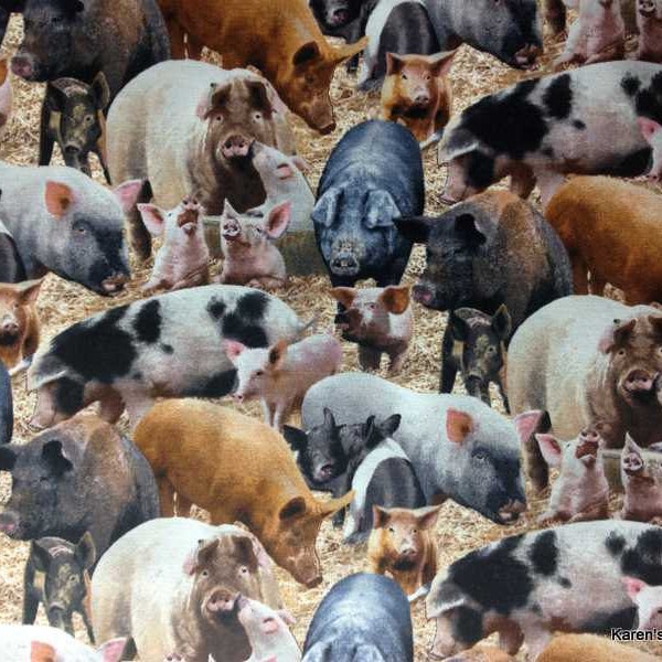 Pig Shower Curtain - Etsy