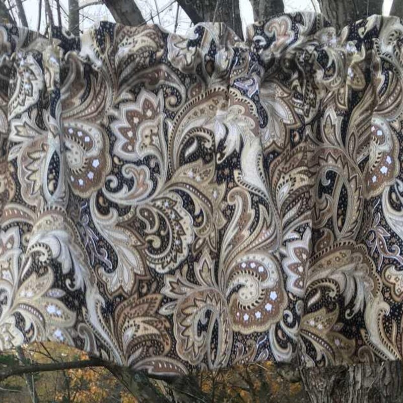 Paisley Curtains - Etsy