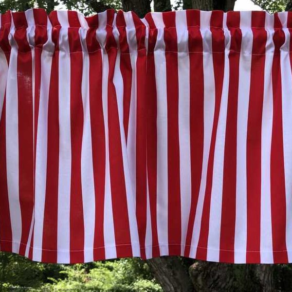Striped Valance - Etsy