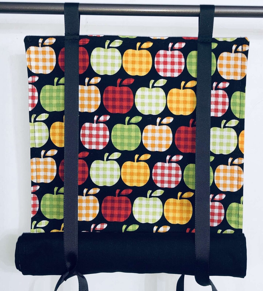 Office School Classroom Door Window Curtain Apple Harvest Teacher Roll ...