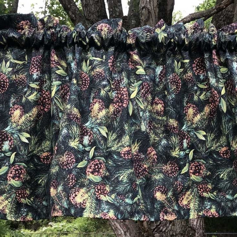 Pine Tree Curtains - Etsy