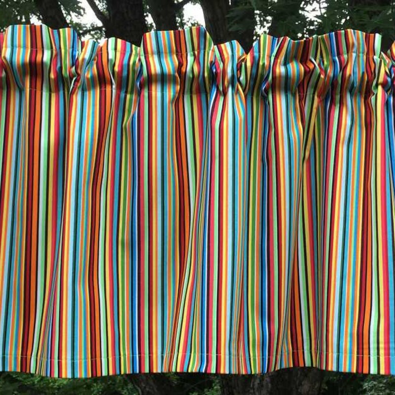 Orange Valance - Etsy