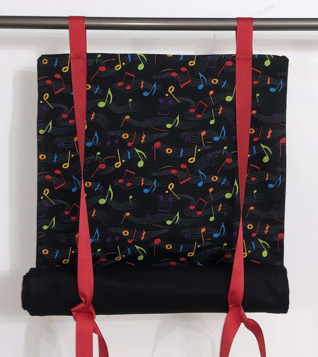 Music Notes Classroom Door Curtain, Teacher Window Privacy Shade ...