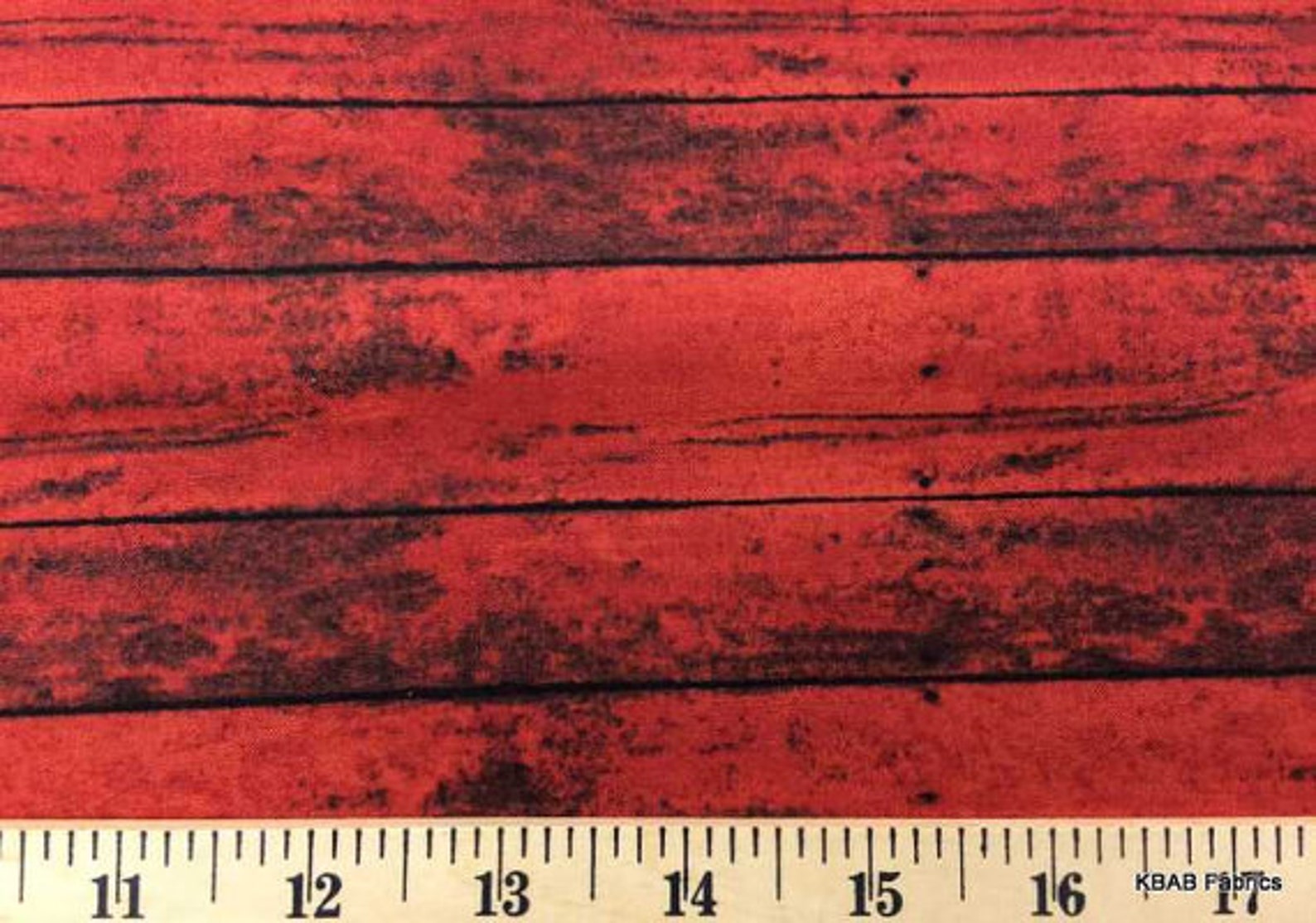 Red Barn Wood Fabric Western Rustic Wood Grain Farm Landscape | Etsy