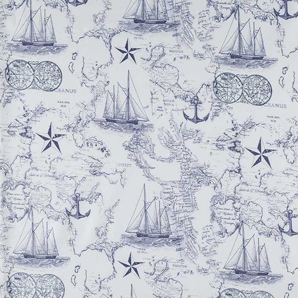 Map Fabric - Etsy