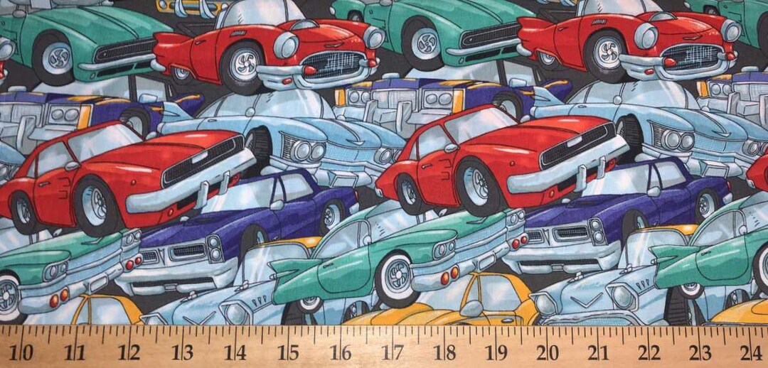 Vintage Hot Rod Cars Valance Classic Automobile Vehicle Dealer - Etsy