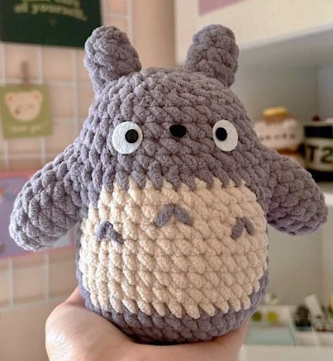 Crochet Pattern My Dearest Neighbor Totoro Amigurumi Crochet Tutorial ...