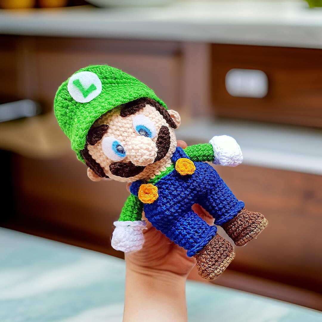 Mario, Luigi, and Peach Crochet Pattern Bundle, ENGLISH, Instant ...