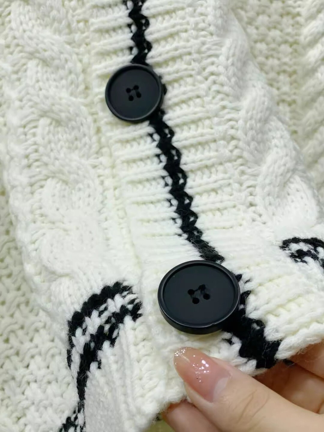 Beige Star Folk Cardigan, Oversized Cute Cardigan, Embroidered Folklore ...