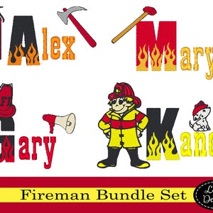 Firefighter Font - Etsy