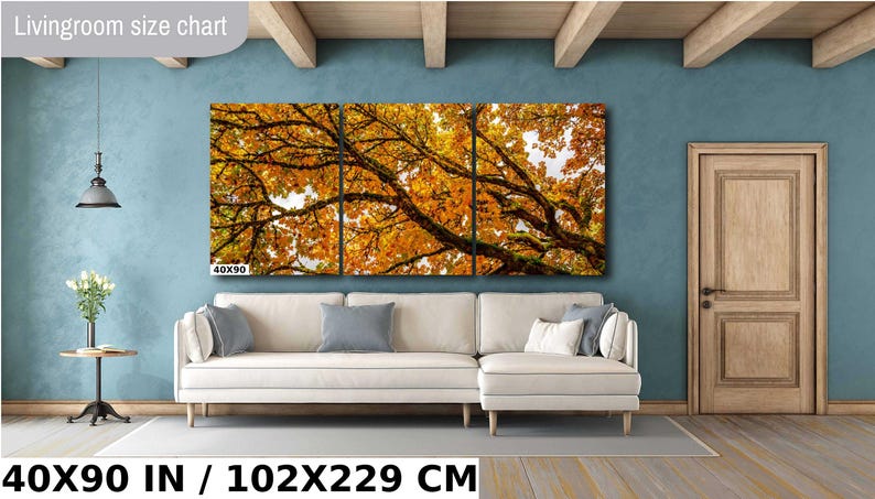 Autumn Oregon Trees, Landscape Photography, Fall Landscape, Fall Print ...