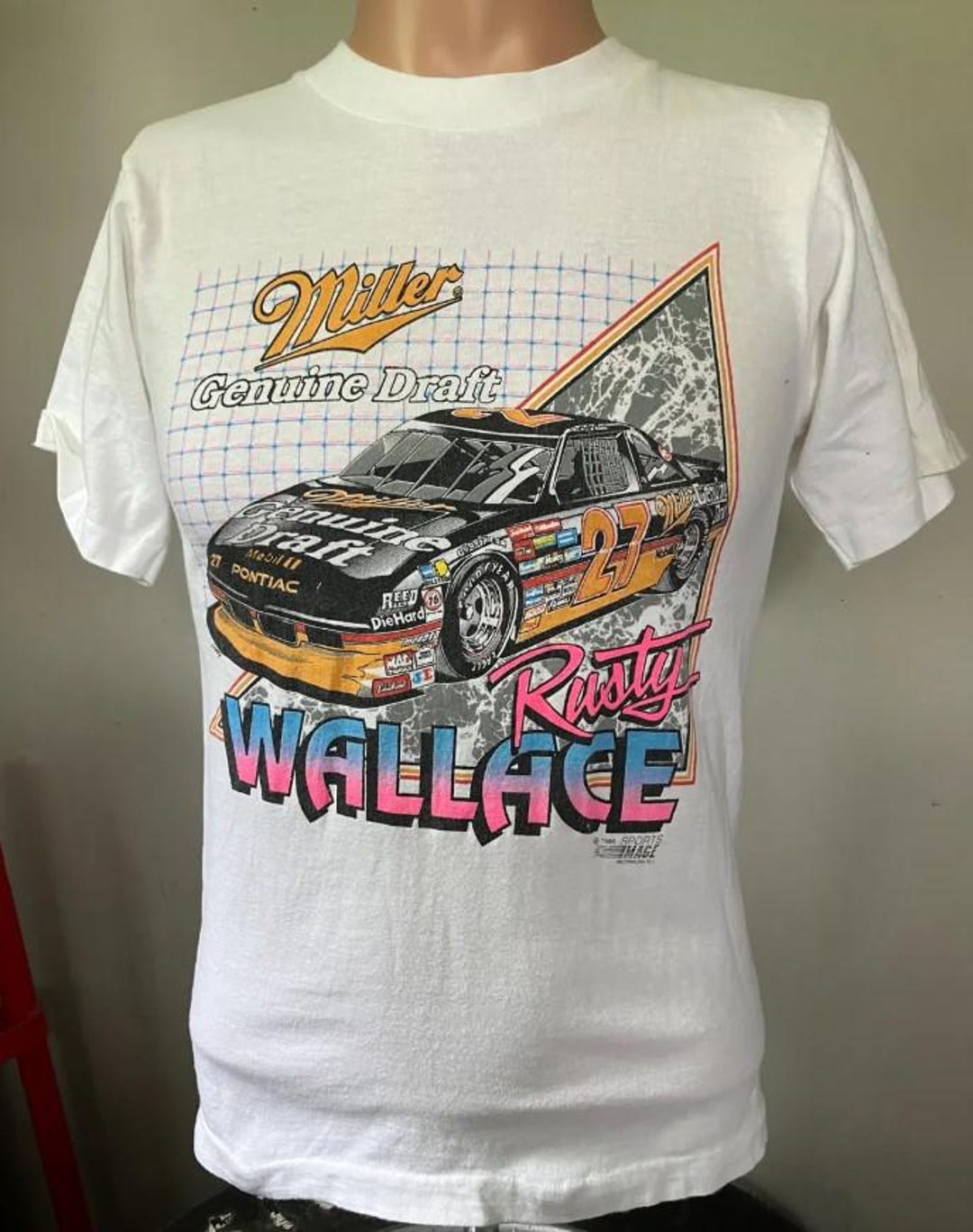 Vintage 90s Rusty Wallace Winston Cup Champion T-shirt, Rusty Wallace T ...