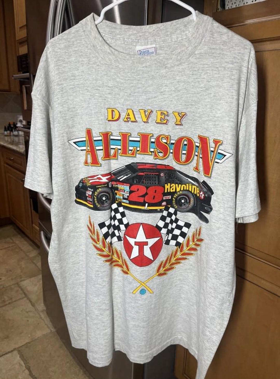Vintage 90s Davey Allison Texaco Havoline NASCAR Racing T-shirt, Davey ...
