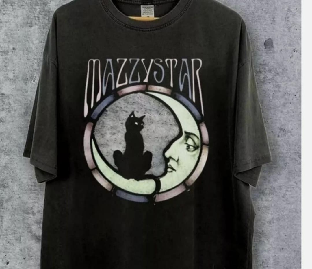 Mazzy Star Cat Shirt, 90s Alternative Rock, Hope Sandoval Tee, Mazzy ...