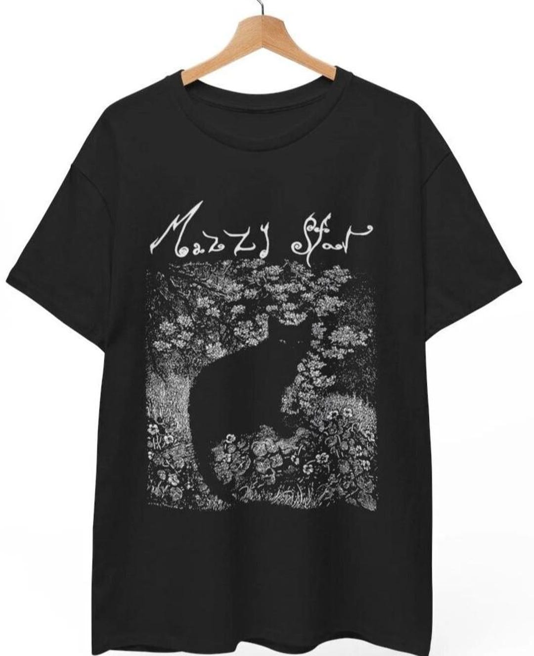 Mazzy Star Cat Shirt, 90s Alternative Rock, Hope Sandoval Tee, Mazzy ...