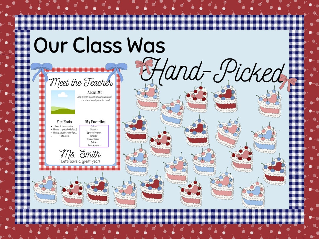 Hand-picked Classroom Decor Bundle Editable, Printable Picnic Theme ...