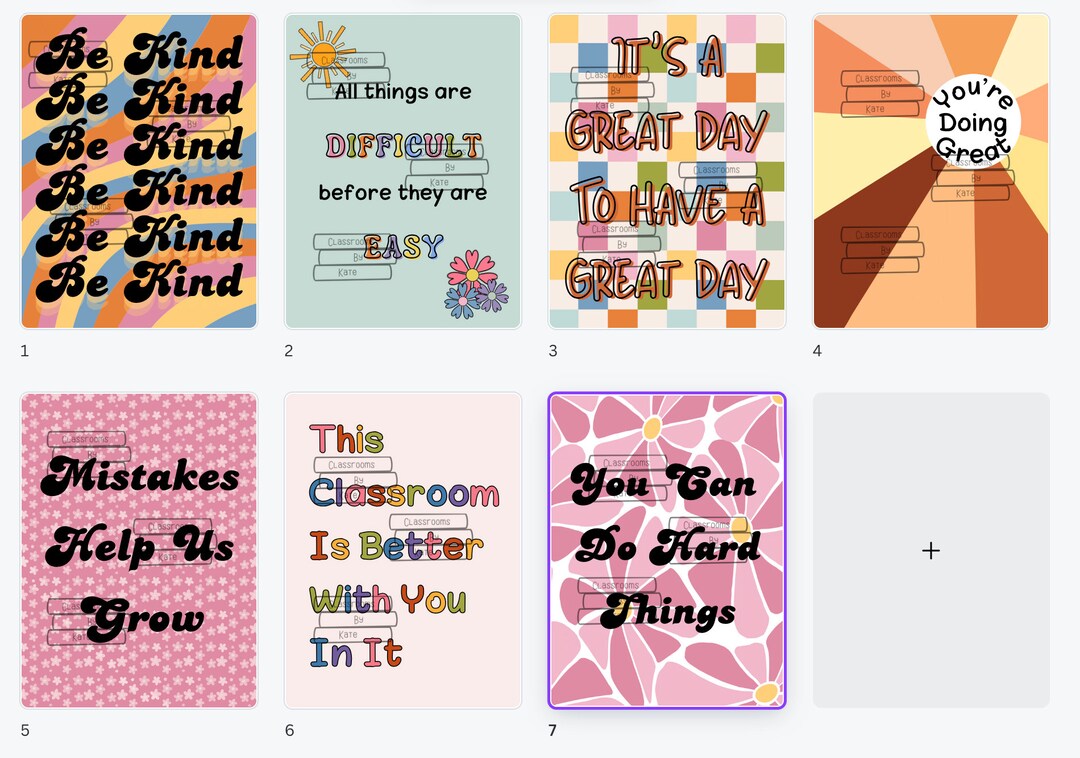 Retro Classroom Decor Posters | Teacher Decorations | Affirmations ...