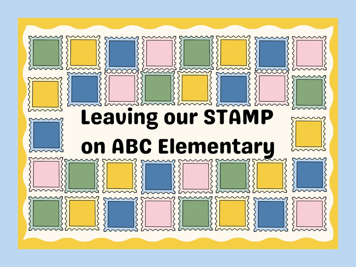 We're Going Places Bulletin Board Bundle | Travel, Planes, Stamps, Mail ...