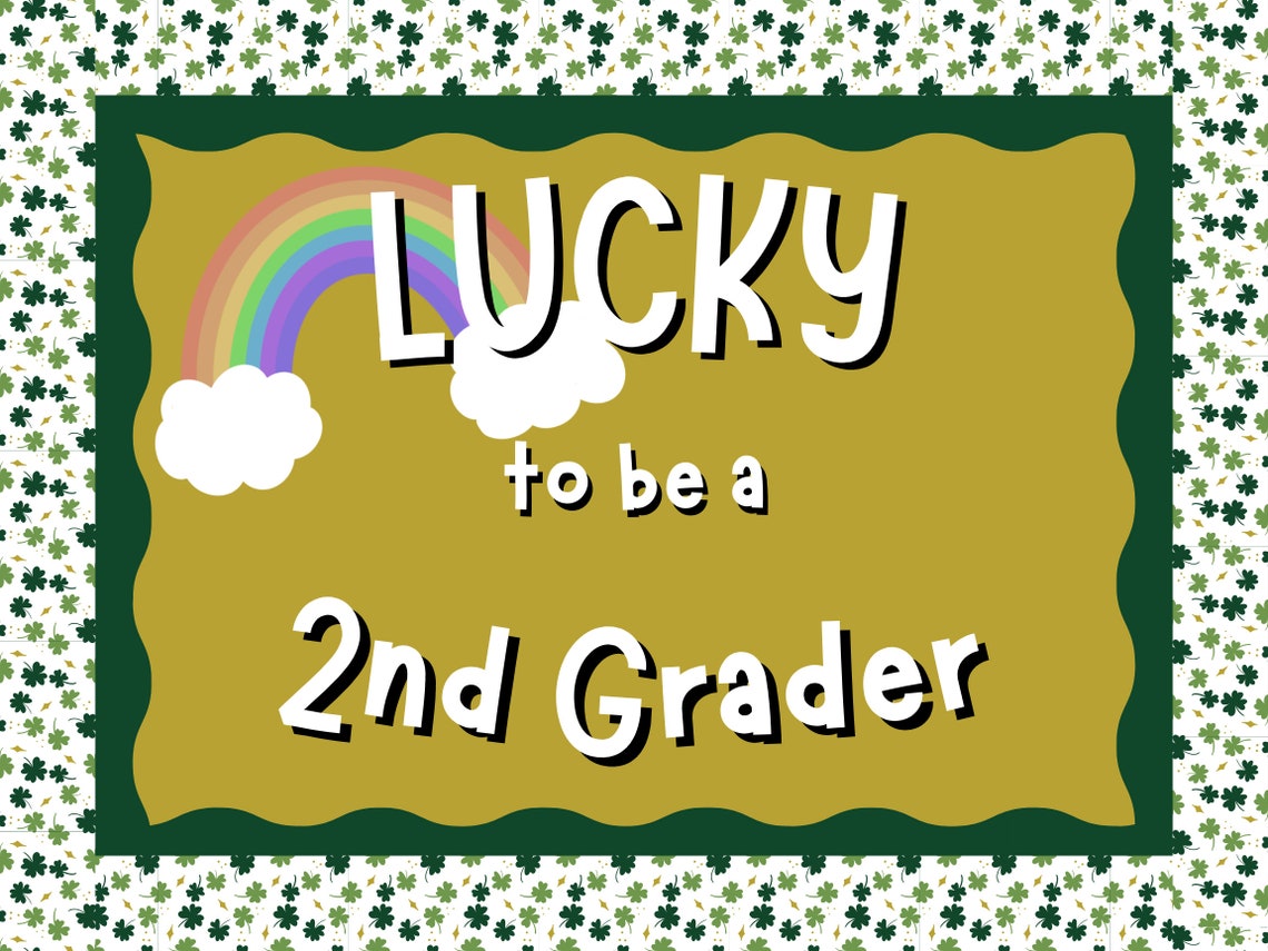 Lucky to Have You Bulletin Board Bundle | Rainbow, Green, Charm ...