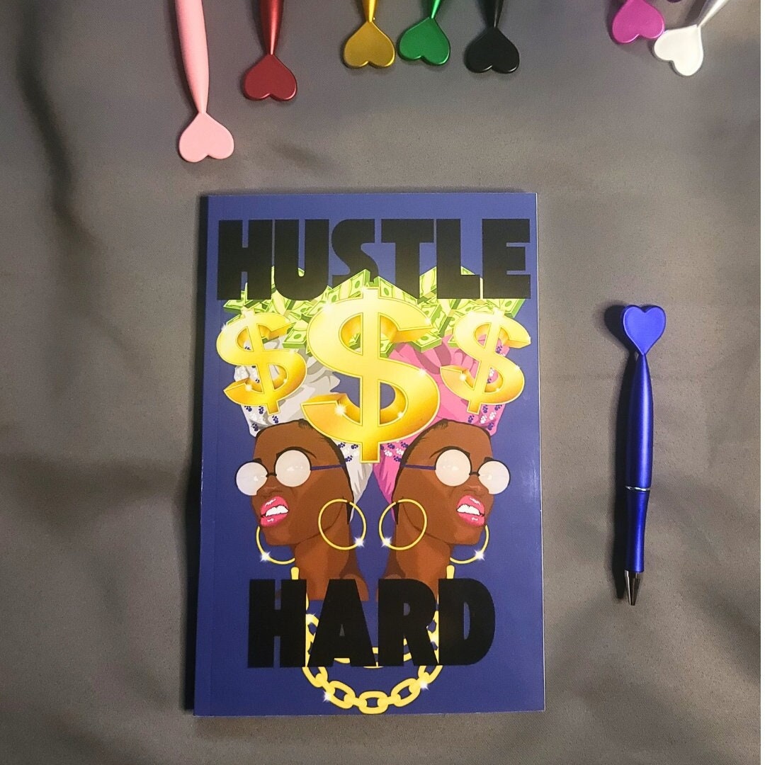 Afro-celebration Journal Series: Hustle Hard Journal + Pen Set - Etsy