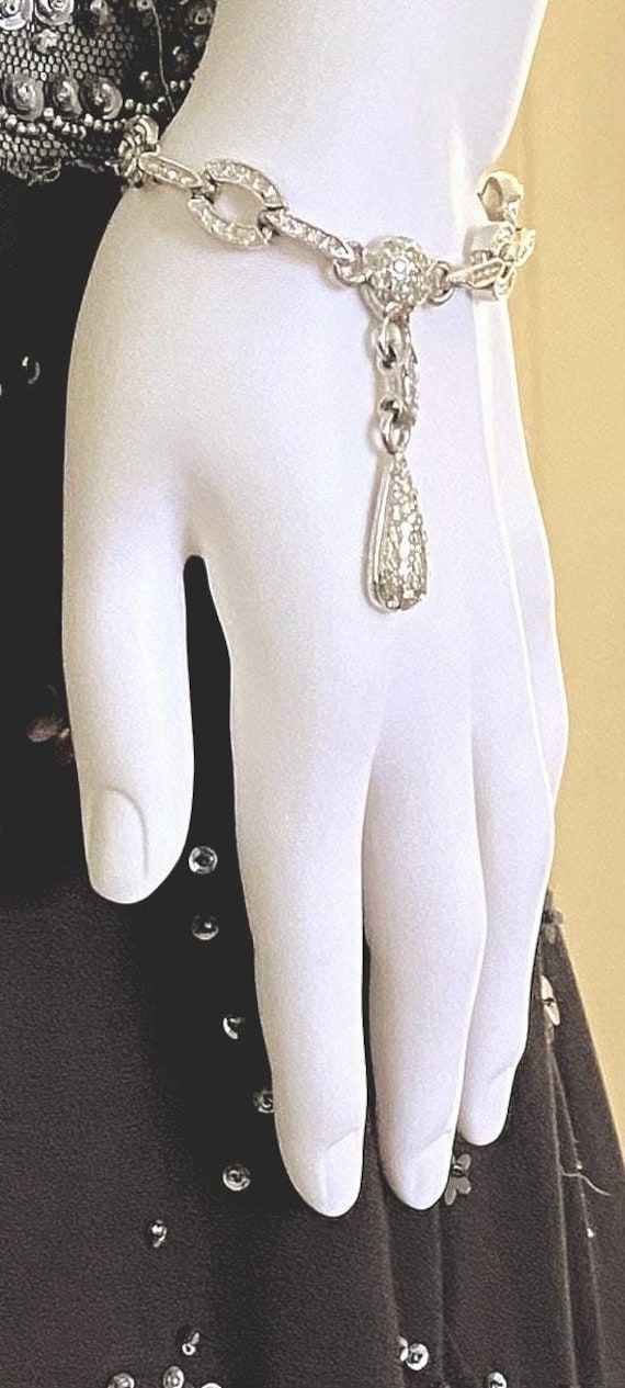 versace vintage silver bracelet - Gem