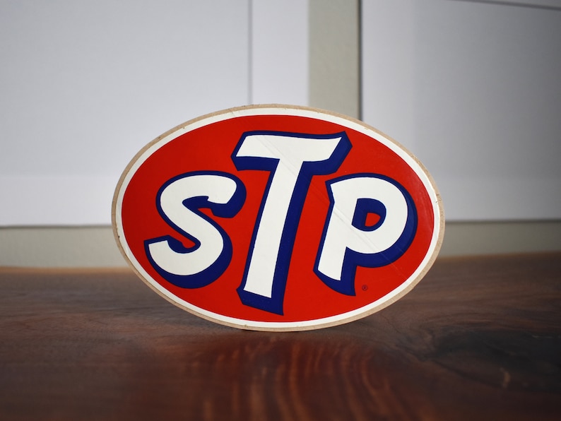 STP Motor Oil Vintage Bumper Sticker Produced in 1967 - Etsy