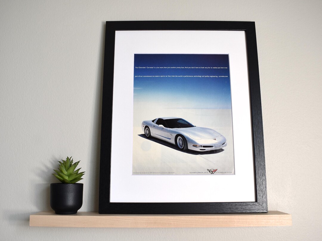 2002 Chevrolet Corvette C5 (available GALLERY FRAMED!) Vintage Magazine ...