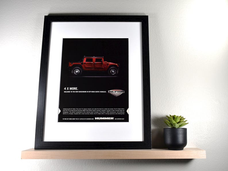 2005 AM General Hummer H1 Alpha (available GALLERY FRAMED!) Vintage ...