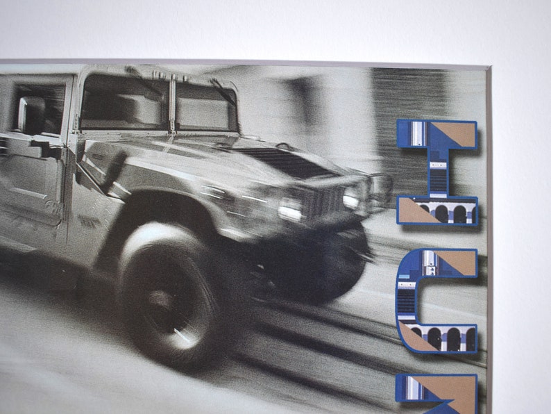 Hummer H1 Hard Top Retro Vintage Original Magazine Advertisement ...